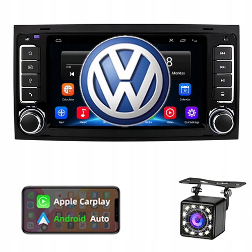 RADIO ANDROID VW TOUAREG TRANSPORTER T5 MULTIVAN - Sklep, Opinie, Cena w Allegro