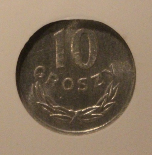 Moneta 10 groszy 10 GR GROSZY 1969 - GRADING GCN MS68 - MAXXX NOTA z ...