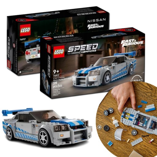 LEGO Speed Champions 76917 Nissan Skyline GT-R (R34) z filmu Za szybcy ...