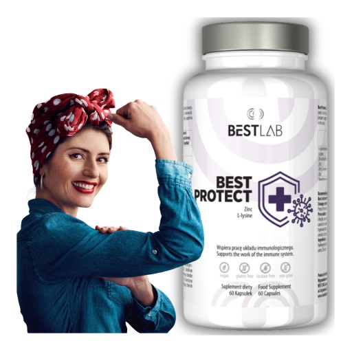 BESTLAB BestProtect Best Lab Wsparcie Odporności Cynk Lizyna 60 ...