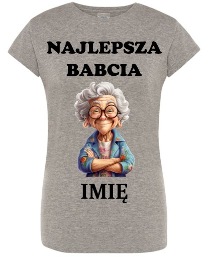 Legjobb Nagymama Ajándék Női Póló Nagymama napja + Név M za 5085.00HUF-ért - Allegro