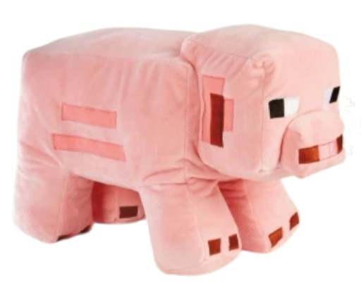 Gyerek párna "jasiek" formájú 40 x 28 cm MINECRAFT PIG MALAC 849 ...