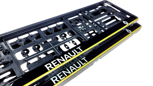 Ramki pod tablice rejestracyjne RENAULT Żelowe 2 sztuki 12 za 48 zł z ... Ramki pod tablice rejestracyjne RENAULT Żelowe 2 sztuki 12 za 48 zł z ...