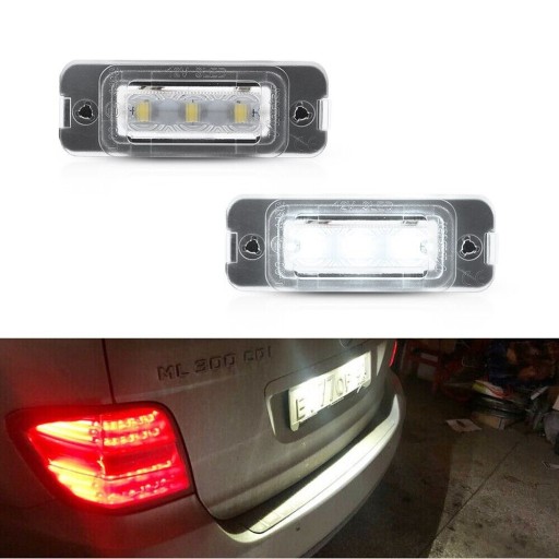 LED TABLICY PODŚWIETLENIE do MERCEDES ML-Class W164 2005-2011 ML350 ...
