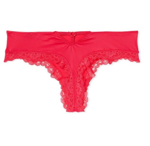 Stringi Victoria's Secret gładkie z koronką S (0667557709598) • Cena ...