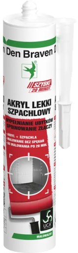 Akryl szpachlowy Den Braven 085250 280 ml (8711595085250) • Cena, Opinie • Akryle 15796130127 ...