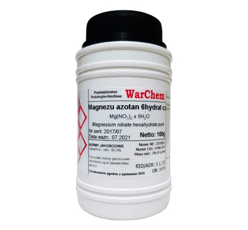 AZOTAN MAGNEZU - 100g WARCHEM [46974] (5907729313402) • Cena, Opinie ...