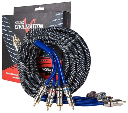 PRZEWÓD Kabel SYGNAŁOWY STEREO 4x Cinch RCA EKRANOWANY OFC 5m - KICX ... PRZEWÓD Kabel SYGNAŁOWY STEREO 4x Cinch RCA EKRANOWANY OFC 5m - KICX ...