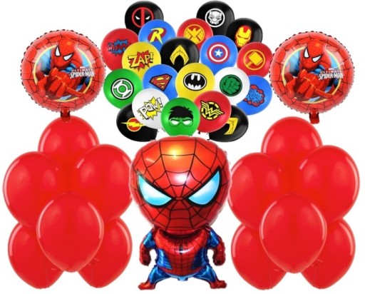 BALON FOLIOWY ZESTAW SPIDERMAN SPIDER MAN 80cm (5906329905710) • Cena ...