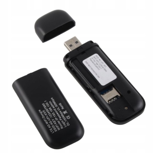 SZYBKI MODEM NA KARTE SIM USB 4G LTE INTERNET MOBILNY WIFI ROUTER 150 ...