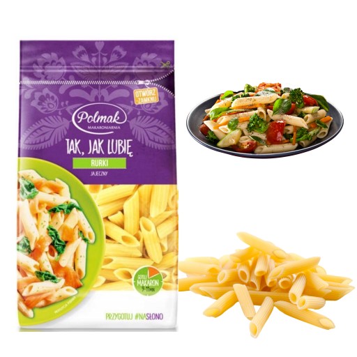 Pol-Mak Makaron Tak Jak Lubię Rurki 400 g (5908310961934) • Cena ...
