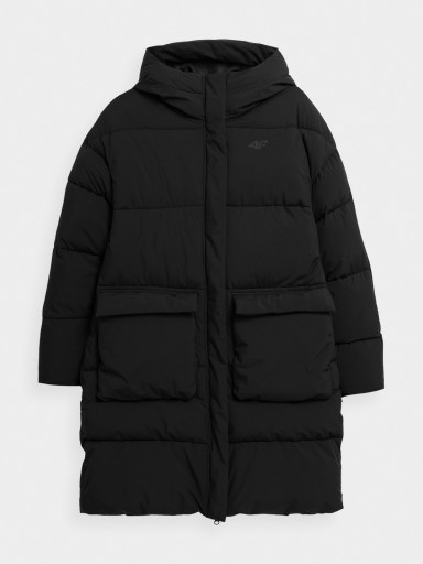 4F PŁASZCZ DAMSKI ZIMOWY AW23 F236 CZARNY S • Cena, Opinie - Allegro