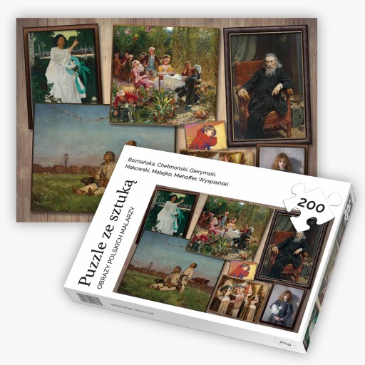 Puzzle z obrazami polskich malarzy - 200 elementów 14476924669 - Allegro.pl