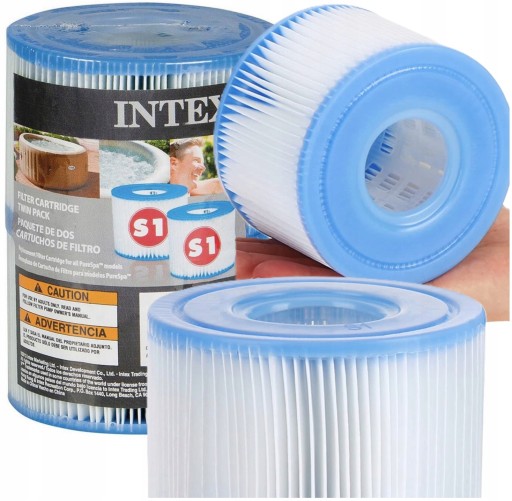 2 x Filtr do Basenu Filtr do Pompy Basenowej Wkład Filtracyjny INTEX ...