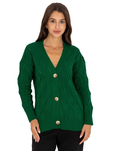 Delikatny SWETER damski ROZPINANY ażurowy • Cena, Opinie • Swetry 12843957042 • Allegro