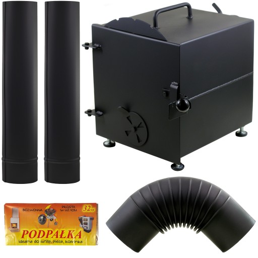 Palenisko do wędzarni suszarni gruba STAL 2mm + rury dymne + kolanko ...