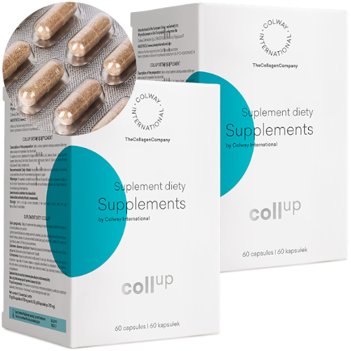 2x Colway CollUp kolagen biotyna cynk ZDROWA Skóra 13180483355 - Allegro.pl
