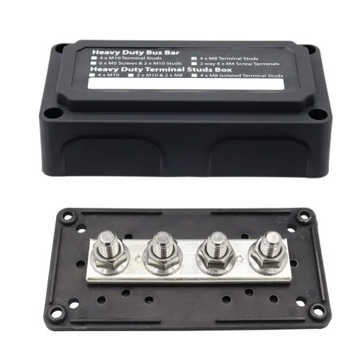 DC 48v 300A 4 Terminal M8 Studs Busbar Power Distribution Block Heav~2571 6979753398457 za 146 ...