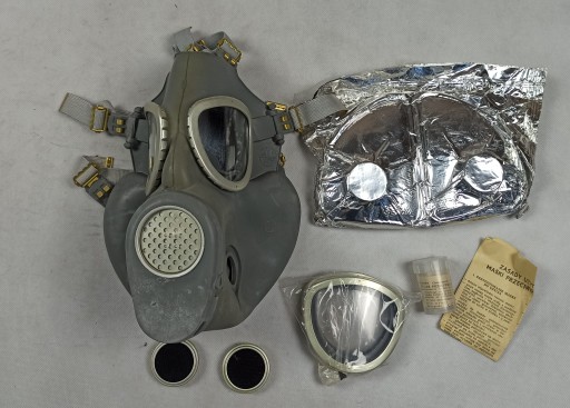 POLSKA MASKA GAZOWA PRZECIWGAZOWA MP4 Z FILTREM R2 • Cena, Opinie • Wyposażenie 12491879851 ...