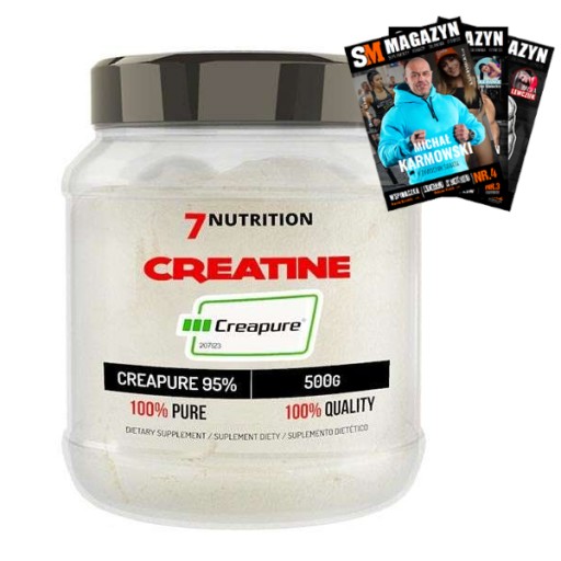 7Nutrition Creatine Creapure - kreatyna w proszku - 500g - 5903111089238 - 12590058144 - Allegro