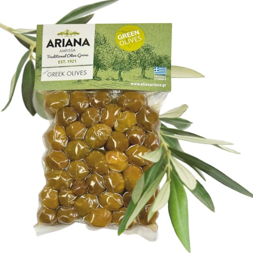 ZÖLD AMFISSA MAMUT BOGYÓS SZEMŰ OLÍVA 250g ARIANA GÖRÖG, (5906293441672 ...