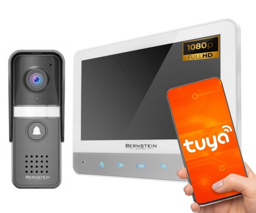 WIDEODOMOFON IP WIDEO DOMOFON WIFI VIDEODOMOFON FURTKA BRAMA APP TUYA (VDS-70RU AHD) • Cena ...