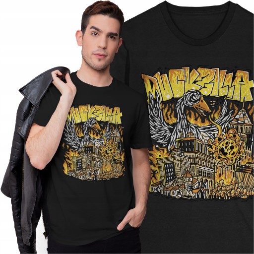 Tričko Duckzilla Godzilla Monštrum Japonsko Kaiju Monsterverse - Allegro