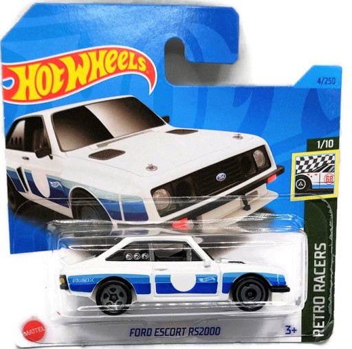 HOT WHEELS FORD ESCORT RS2000 HW RETRO RACERS 2023 (074299057854 ...
