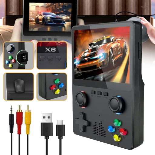 Retro game console handheld PSP dual joystick GBA arcade 32GB 10000 ...