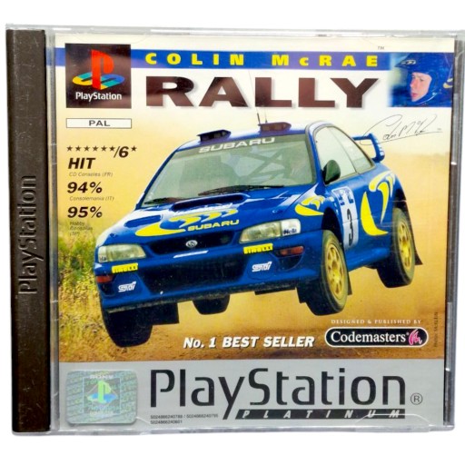 Gra COLIN MCRAE RALLY PIERWSZA CZĘŚĆ PSX Sony PlayStation (PS1 PS2 PS3) #3 - Stan: używany 79,95 ...