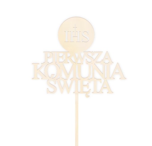 TOPPER KOMUNIJNY IHS PIERWSZA KOMUNIA ŚWIĘTA tort 13421791753 - Allegro.pl TOPPER KOMUNIJNY IHS PIERWSZA KOMUNIA ŚWIĘTA tort 13421791753 - Allegro.pl