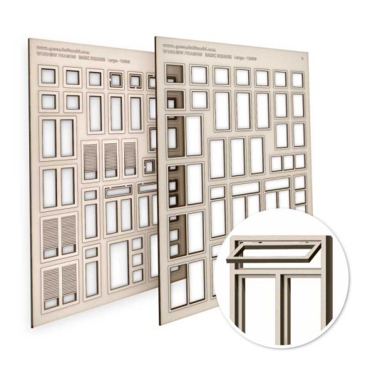 Basic Square Miniature Windows - Large - duże okna kwadratowe - Stan: Nowy 28.50PLN - Sklepy ...