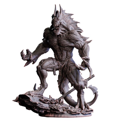 Abyssal Fishman 01 - Figurka RPG DND Ryboczłek - Stan: Nowy 34.99PLN ...