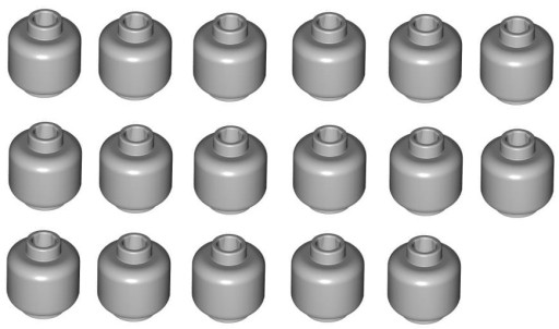 LEGO 4211585 Mini Head - CZĘŚCI LEGO NOWE 17 sztuk • Cena, Opinie ...