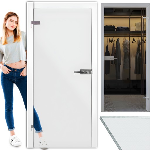 DRZWI WEWNĘTRZNE VOSTER PLATO Z SZYBĄ SZKLANE LEWE PRAWE PRZEŹROCZYSTE ...