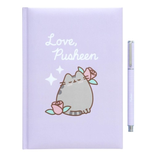 PUSHEEN pamiętnik - notes + długopis OZDOBNIE PAKOWANY, DOSKONAŁY ...