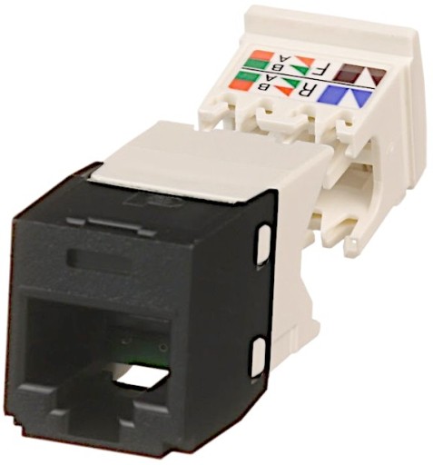 PANDUIT Mini-com moduł RJ45 kat.6 UTP czarny - Sklep, Opinie, Cena w ...