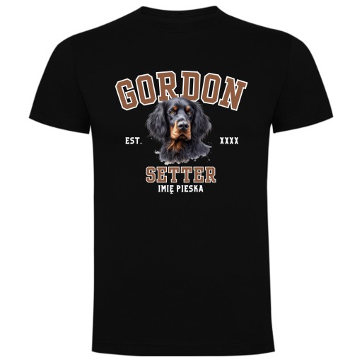 KUTYA PÓLÓ KUTYUS GORDON SETTER SKÓT SETER SAJÁT DÁTUMMAL ÉS NÉVVEL za ...