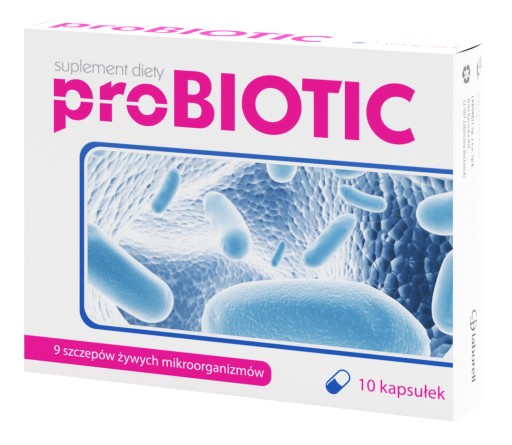 Probiotic probiotyk + prebiotyk 10 kapsułek (5903240326549) • Cena, Opinie • Układ pokarmowy ...