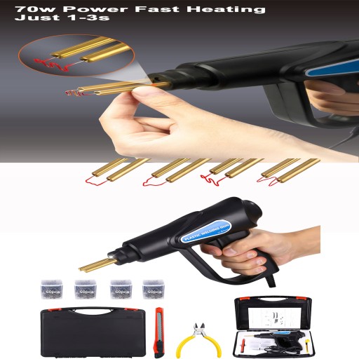 ZOŠÍVAČKA NA PLAST ZVÁRAČKA SPÁJKOVAČKA PLASTOV SPONIEK 70W za 21,60 € - Allegro