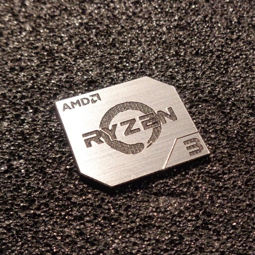 AMD RYZEN 3 CPU PC LOGO naklejka emblemat 428f w Korfantów - Sklep ...
