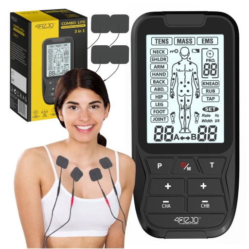 ELEKTROSTYMULATOR MASAŻ MIĘŚNI STYMULACJA ELEKTROTERAPIA TENS EMS LITE 15705679155 - Allegro.pl