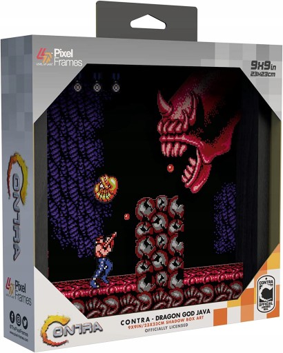 Pixel Frames Retro Ramka Contra Dragon God Java L 15256797128 - Sklepy, Opinie, Ceny w Allegro