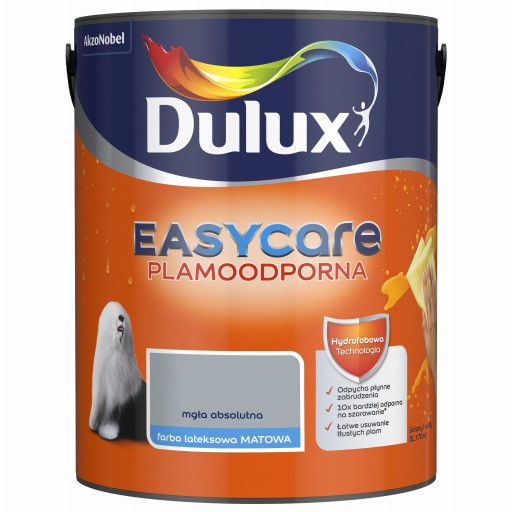 Farba akrylowa ścienna Dulux 5 l mgła absolutna mat (5904078197981 ...