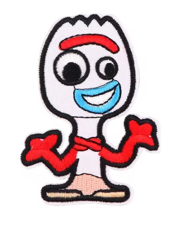 ÚJ, RÁVASALÓS, HÍMZETT FOLT / FELVARRÓ - FORKY, EVŐESZKÖZ, TOY STORY ...