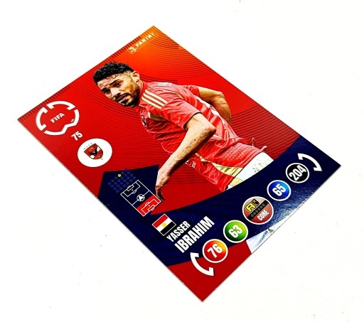 KARTA FIFA ADRENALYN XL 2025. Č. 75: YASSER IBRAHIM, • Ceny, Recenze - Allegro