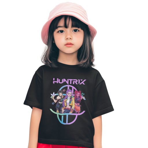 KOSZULKA HUNTRIX K-POPOWE ŁOWCZYNIE DEMONÓW KPOP DEMON HUNTERS 128 ...