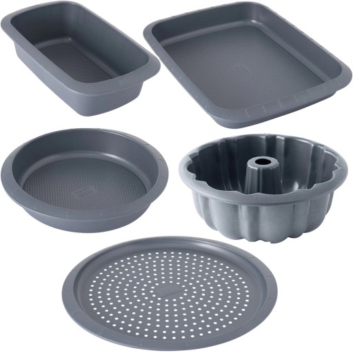 BergHOFF ZESTAW FORM BLACH DO PIECZENIA CIASTA 5el (ZESTAW BLACH DO ...