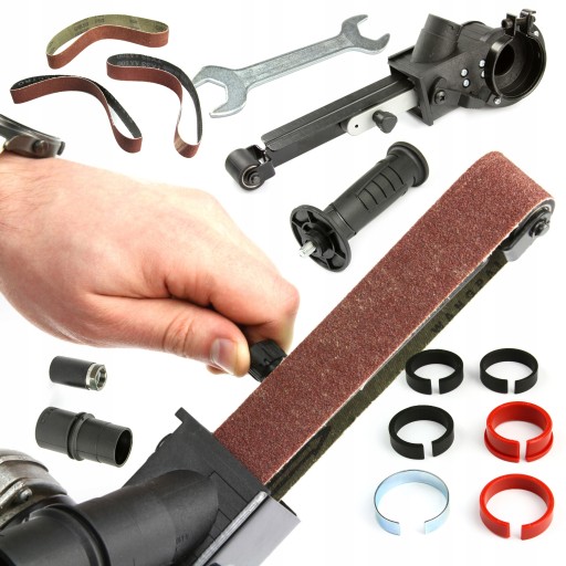 Szlifierka taśmowa Mar-Pol przystawka do szlifierki kątowej sieciowa ...