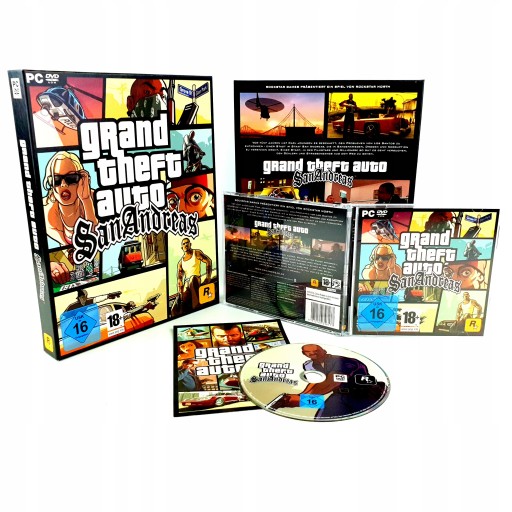 GRAND THEFT AUTO SAN ANDREAS GTA SA PC - Stan: Używany 1200.00PLN ...